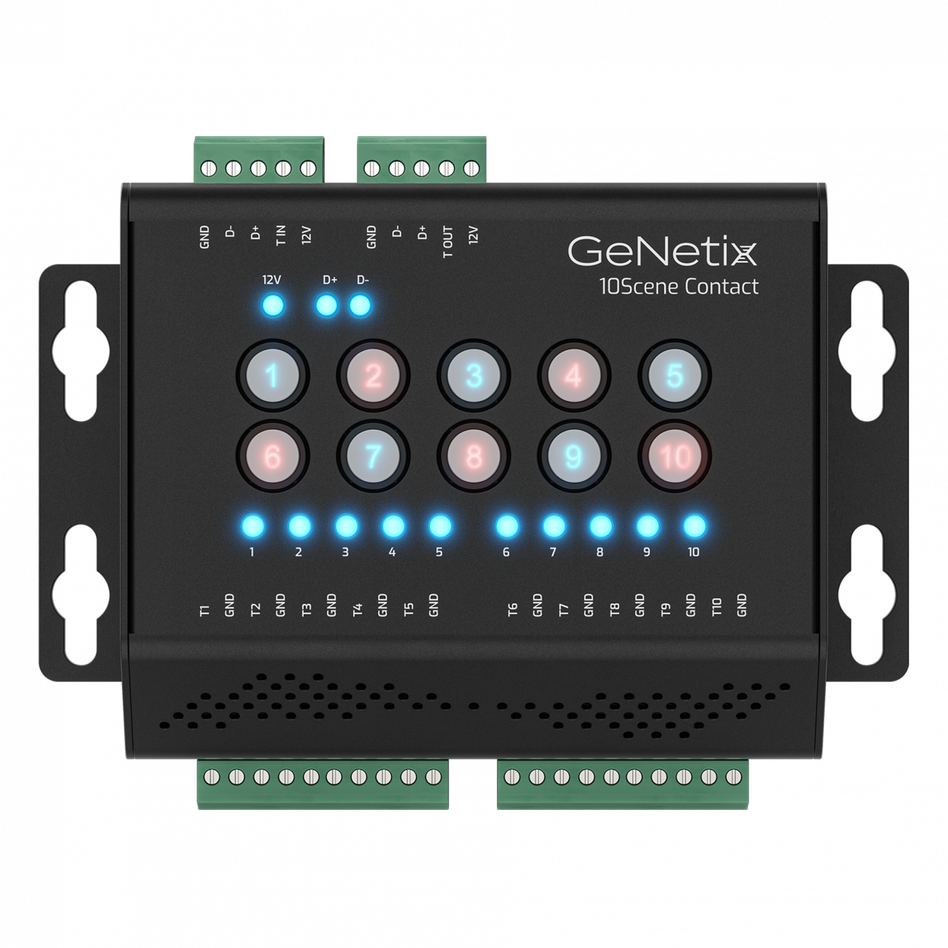 GeNetix 10Scene Wall Plates - ChamSys