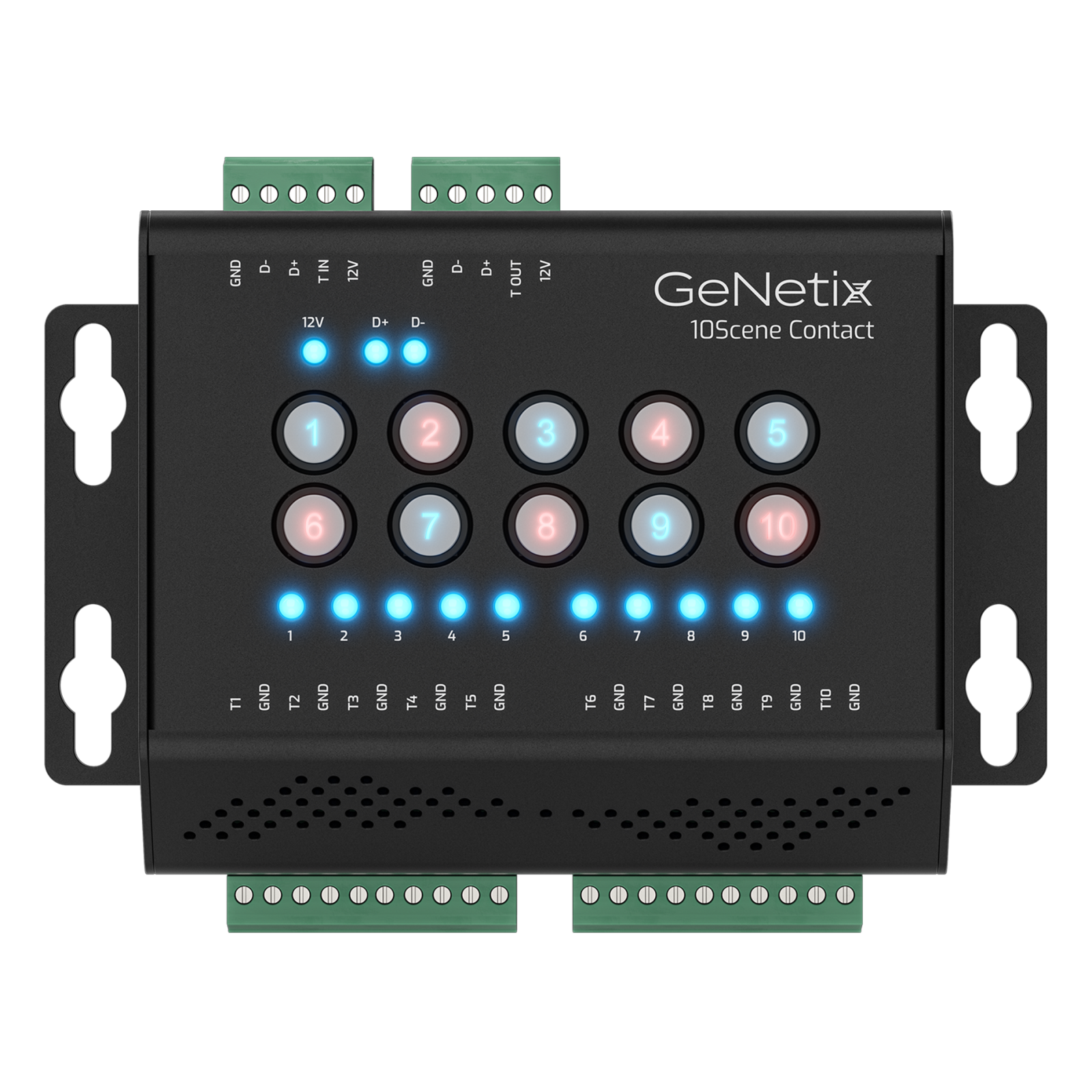 GeNetix 10Scene Wall Plates - ChamSys